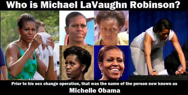 Men Can't Have Babies ... More PROOF Michelle Obama Is a MAN!